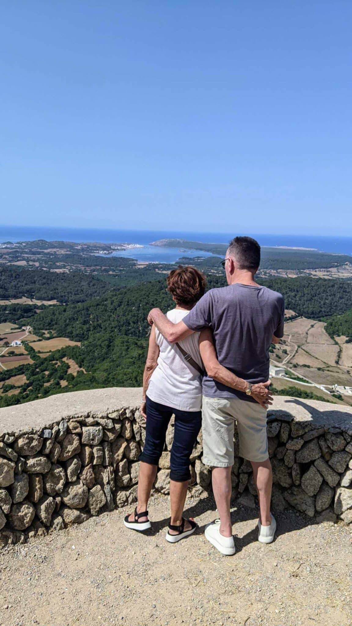 Monte Toro:Somptueux, magique. Une vue 360° de MInorque et son littoral